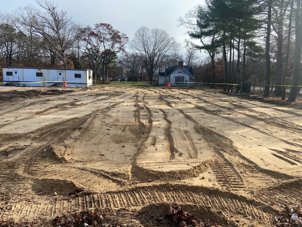 Tesla site slab removed